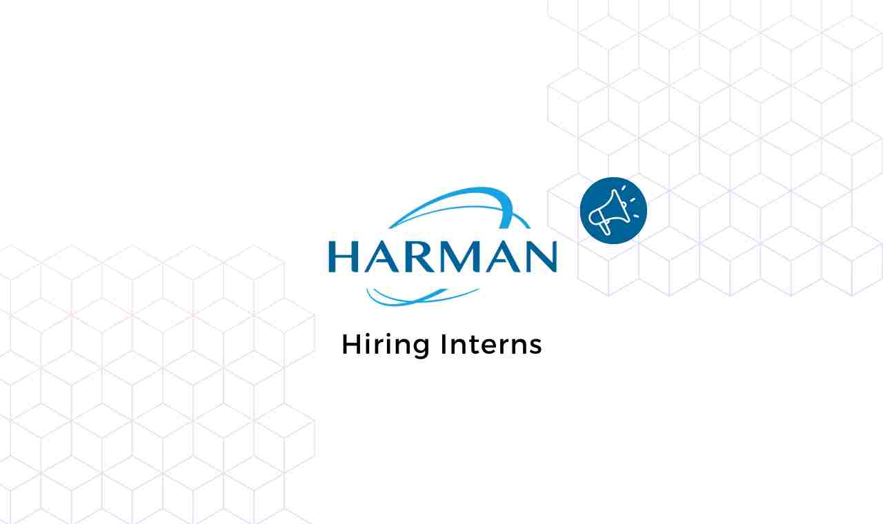 Harman Internship opportunity | 2023 and 2024 batch